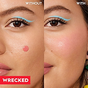 Urban Decay Hydromaniac Dewy Liquid Blush – Long-Lasting & Buildable Plumping Cheek Tint with 24HR Hydration – Kombucha Filtrate and Marula Oil - All Skin Types – Vegan – Wrecked - 0.5 Oz