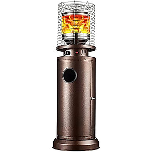 Haieshop Outdoor Patio Heater Outdoor Infrared Heater 48000 BTU Propane Patio Heater Standing Outdoor Heater with Auto Shut Off & Tip-Over Protection, for Garden Wedding Dinner Party 820