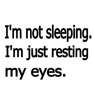 CafePress Im Not Sleeping,Im Just Resting My Eyes Mug Ceramic Coffee Mug, Tea Cup 11 oz