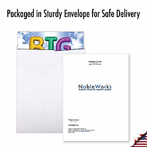 NobleWorks - 20th Birthday Card Jumbo from All of Us (8.5 x 11 Inch) - Milestone of 20 Years, Large Notecard w/Envelope (Not Actual Balloons, 3D or Raised) - Inflated Messages J9394MBG-US