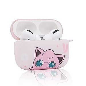 AirPods Pro Case Cover,3D Cute Cartoon Anime Funny for Kids Girls Teens Boys Cover, IMD Process TPU Pink Fashion Character Design Airpod Pro Cases