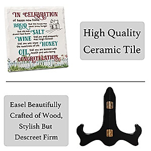 House Warming Gifts New Home, Housewarming Gifts for Happy New Home, New House Decorations Plaque, First Home Gifts from Neighbor, Friends