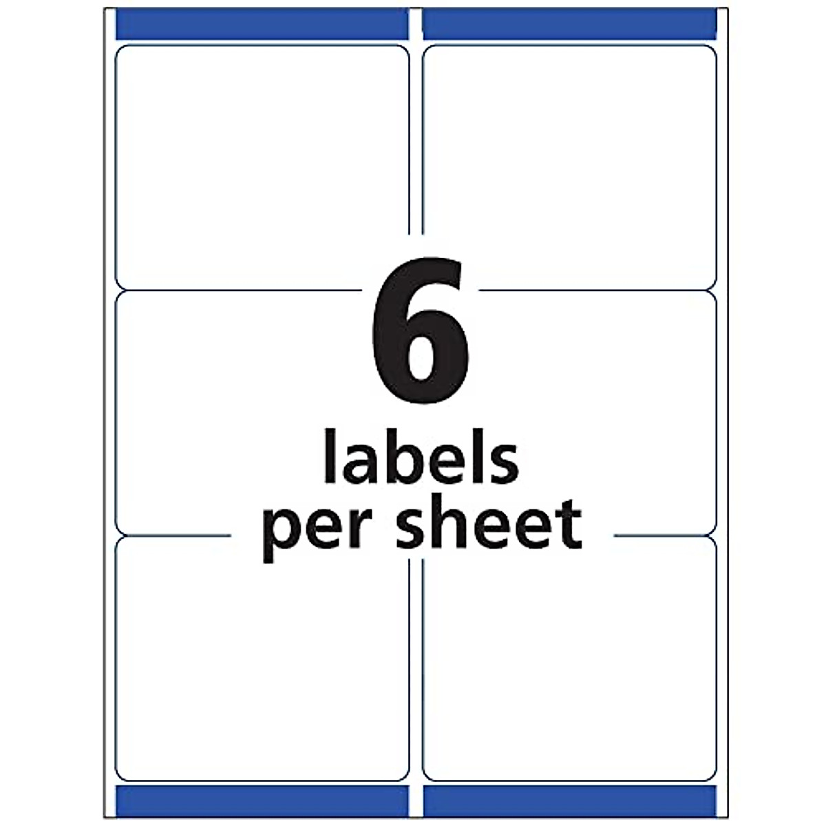 Avery Removable 3-1/3 x 4 Inch White ID Labels 150 Pack (6464) & Avery Removable Print or Write 2" x 4" Labels - Great for Home Organization Projects, Pack of 100 White Labels (5444)