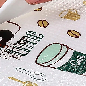 Shelf Drawer Liner Non Adhesive Foam Pad Paper for Kitchen Cabinets Bathroom Refrigerator Pantry Closet Dresser Drawer