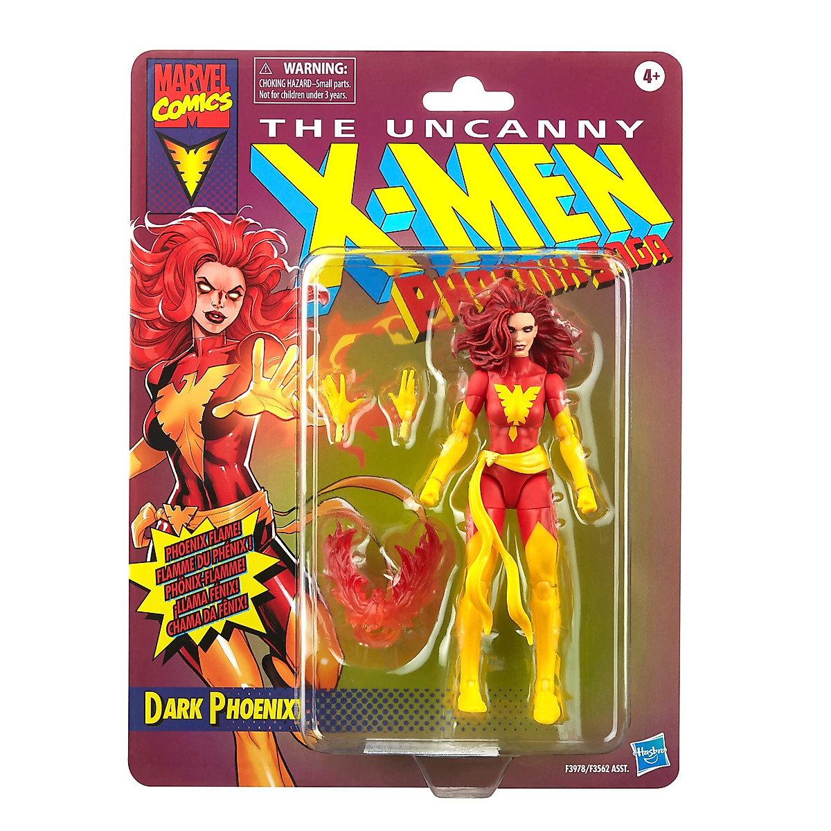 Marvel Legends Series X-Men Classic Dark Phoenix 6-inch Action Figure Toy,for 4+ Years, 3 Accessories