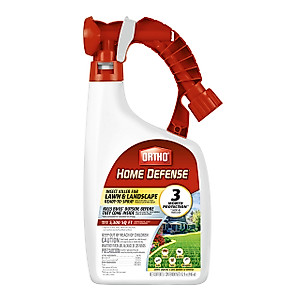 Ortho Home Defense Insect Killer for Lawn & Landscape Ready-To-Spray - Treats up to 5,300 sq. ft., Kills Ants, Ticks, Mosquitoes, Fleas & Spiders, Starts Killing Within Minutes, 32 oz.