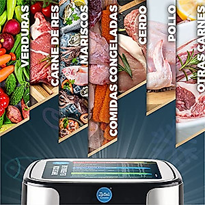 Air Fryer Magnetic Cheat Sheet Set, Air Fryer Accessories Cook Times, Airfryer Accessory Magnet Sheet Quick Reference Guide for Cooking and Frying (Spanish)