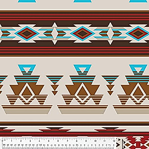 Desert Heirloom Anti-Pill No-Sew Throw Fleece Fabric Kit (50x60)