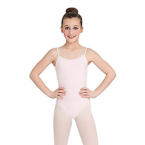 Capezio girls Classics Camisole With Adjustable Straps athletic leotards, Pink, Medium 7-8 US