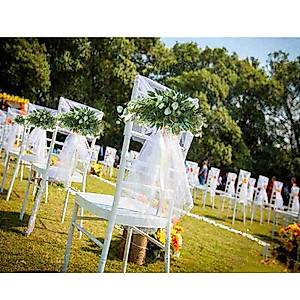 WDDH 27.5'' Floral Swag, Large Artificial Mixed Eucalyptus Leaves Swag, Front Door Decorative Swags with Green Leaves for Wedding Arch Home Garden Decor