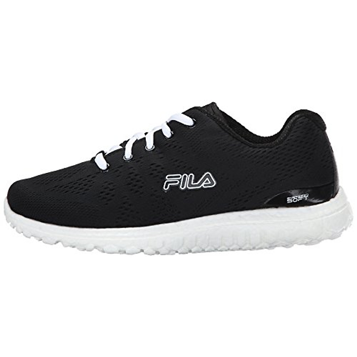 Fila Women's namella Energized-w, Black/White, 9.5 M US
