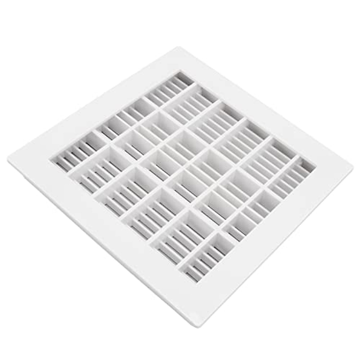 RvSky Garden Supplies Pool Main Drain 25.3x25.3cm Replacement Pool Square Main Drain for Swimming Pools Massage Pools SPA Pools White