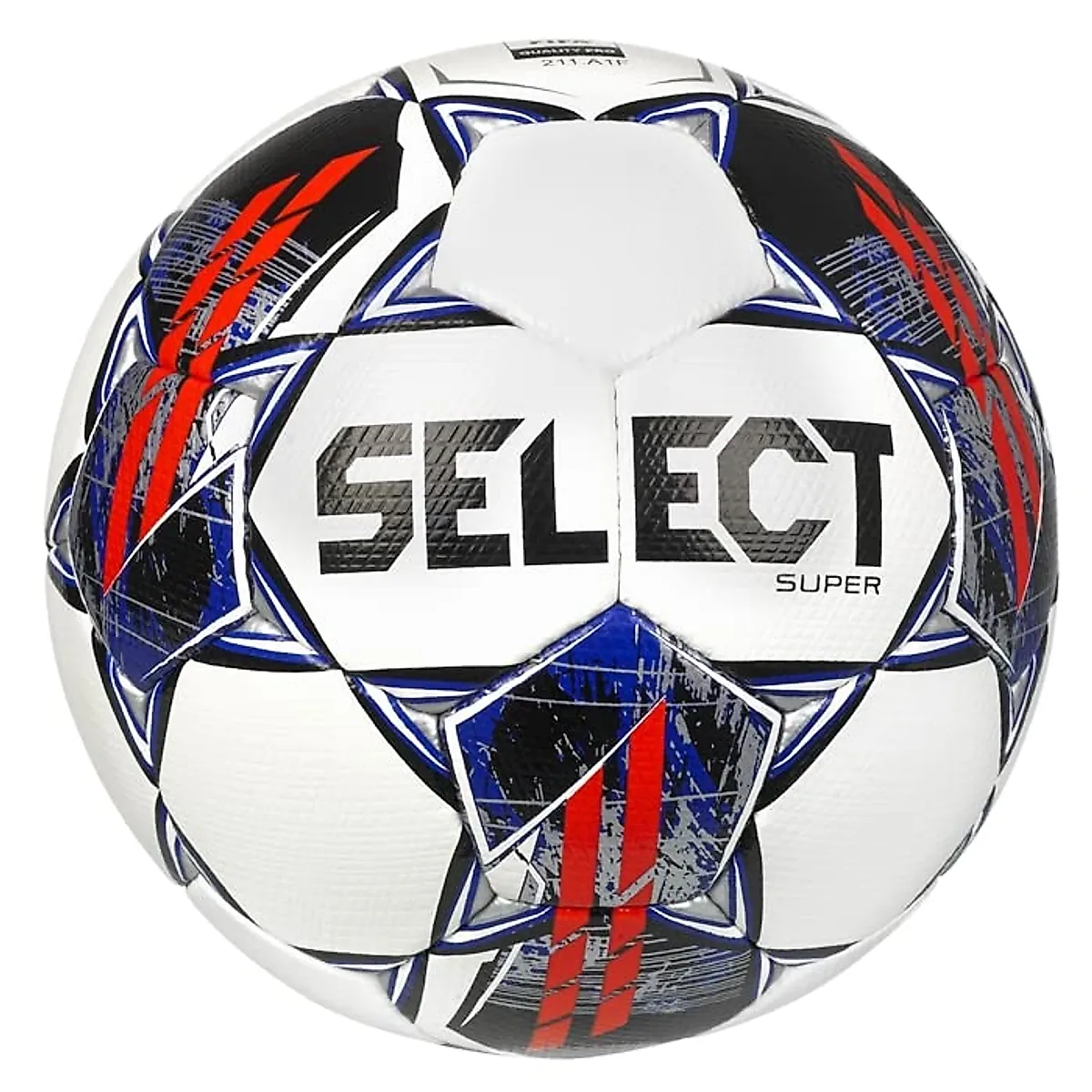 Select Super Mini Skills V22 Soccer Ball, White/Blue/Red, Size 1