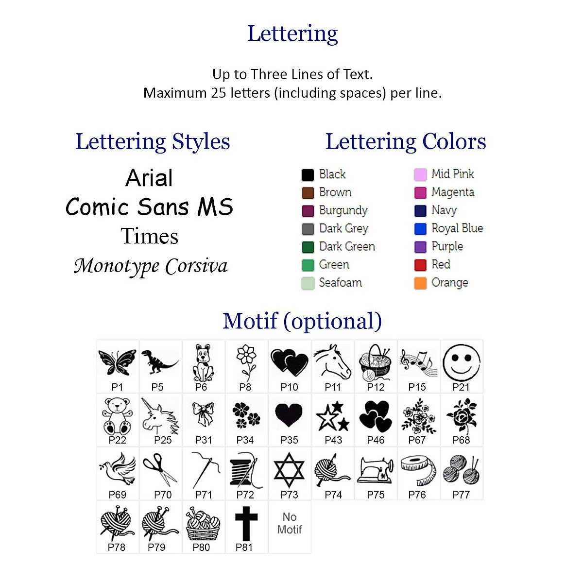 Personalized Satin Sewing Labels for Knitting, Quilting and Sewing Crafts 3/4" x 2 1/2" (20mm x 60mm) (50)