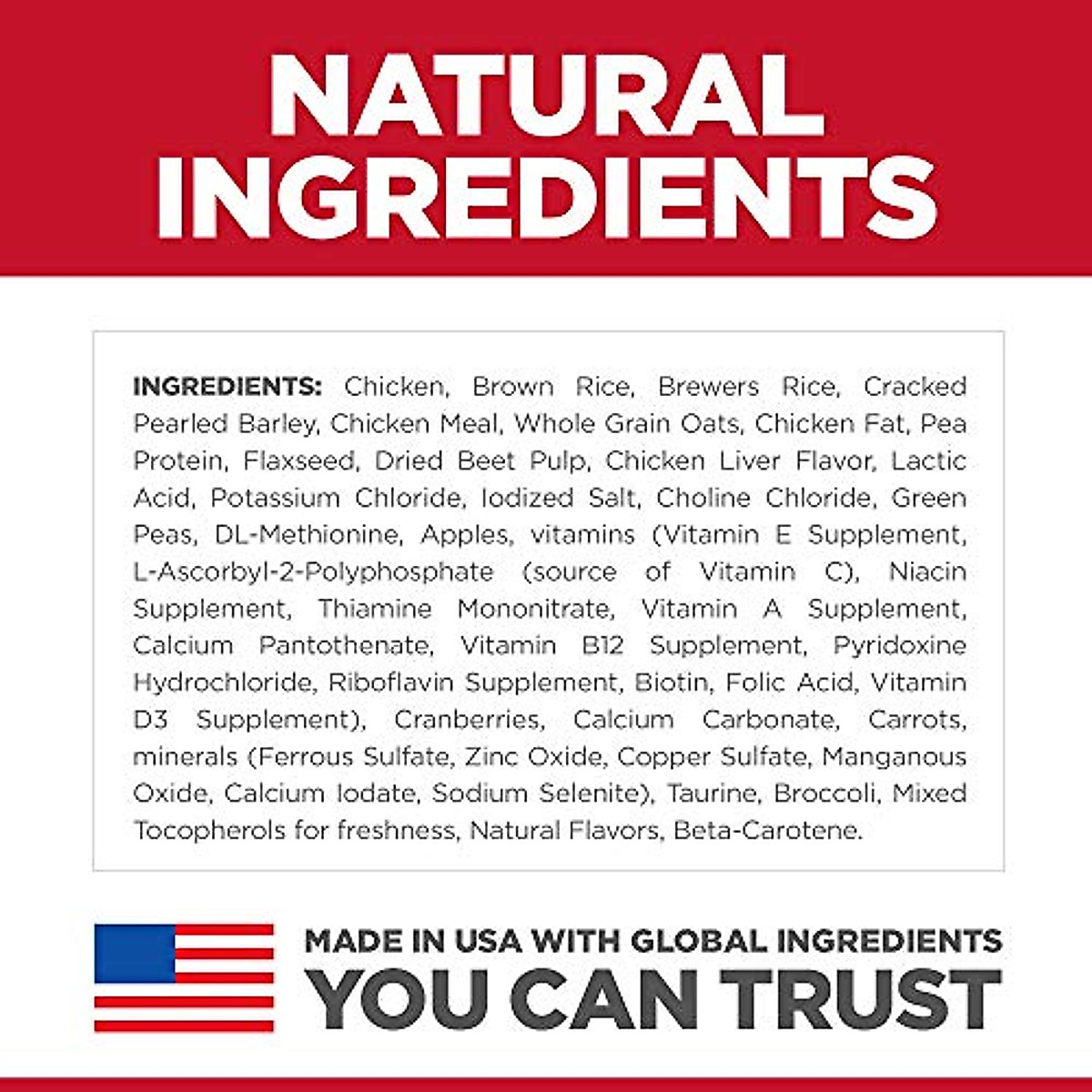 Hill's Science Diet Adult No Corn, Wheat or Soy Small Bites Dry Dog Food, Chicken Recipe, 4 lb. Bag