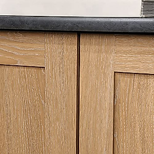 Sauder August Hill Bookcase, L: 32.28" x W: 15.51" x H: 71.89", Dover Oak Finish