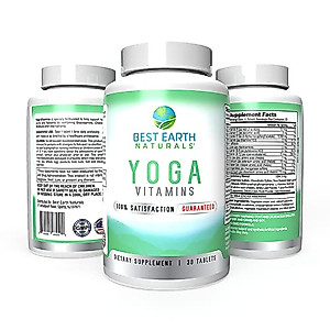 Best Earth Naturals Yoga Vitamins - Flexibility Supplement to Help Increase Movement, Flexibility, Stretching, Mobility, Joint Stiffness and More