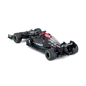 Bburago B18-38058H 1:43 F1 Mercedes AMG W12 E-Performance with Helmet Hamilton, Assorted
