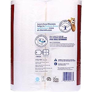 Charmin Ultra Strong Toilet Paper, 6 Mega Rolls = 24 Regular Rolls