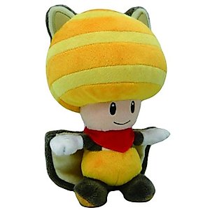 Little Buddy Toys 1314 Flyinq Squirrel Yellow Toad 8" Plush