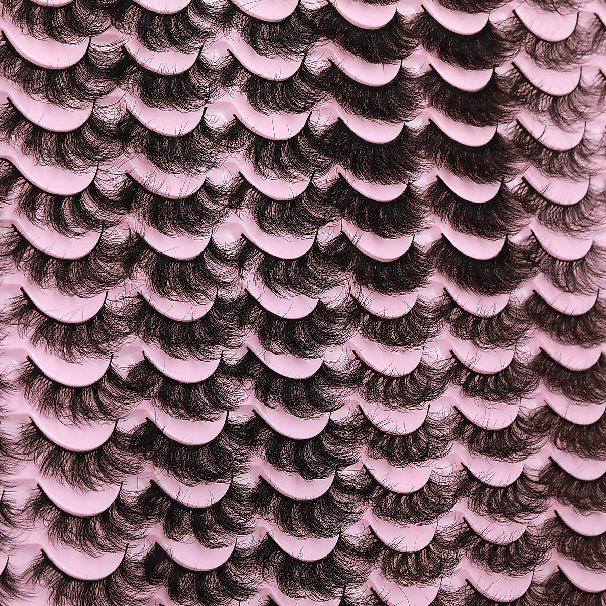 48 Pairs Mink Lashes Fluffy Thick Eyelashes 8 Styles Mixed Dramatic Long Faux Mink Eye lashes Pack 10D Curl Wholesale Luxury Soft Fake Eyelashes