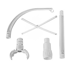 Accfore DIY 23 inches Crib Mobile Arm Nursery Mobile arm Baby Mobile Hanger, Mobile arm for Crib,The Claw Part can be Adjusted Width,DIY Toy Decoration