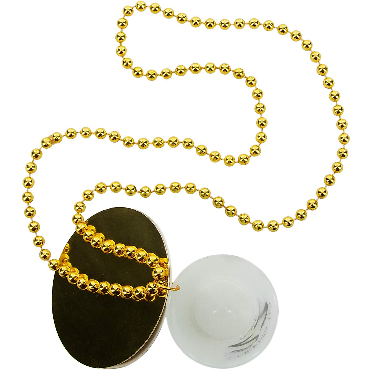 Pavilion - 50th Birthday Novelty Glow In The Dark Shot Glass Beaded Necklace Party Supplies