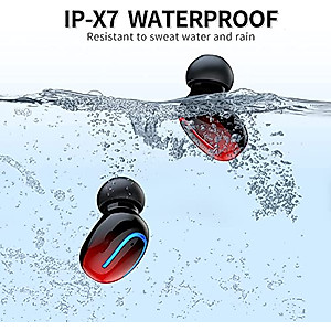 zivsivc Wireless Ear Buds, Bluetooth 5.1 in-Ear Earphone,IPX7 Waterproof Headphones,Ear Buds Wireless Bluetooth Earbuds,Noise Cancelling Earbuds,100Hrs Playtime with Charging Case for iPhone Android