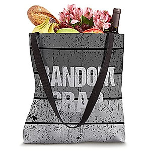 Funny Vintage Retro Shades Grey Stripe Random Crap Tote Bag