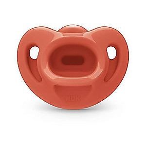 NUK Comfy Orthodontic Pacifiers, 0-6 Months, Timeless Collection, 5 Count (Pack of 1)