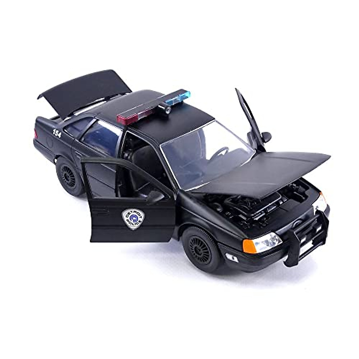 Robocop 35th Anniversary 1:24 OCP Ford Taurus Die-Cast Car & 2.75" Robocop Figure, Toys for Kids and Adults