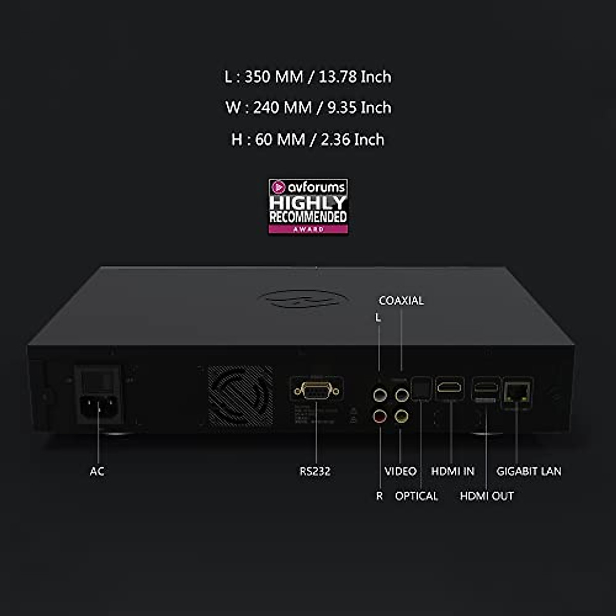 zidoo Z1000Pro 4K Media Player, RTD1619DR Chipset, Android 9.0 OS, Support HDR10+ and All HDR Technoly, Hidden HDD Bay and Antennas WOL, Smart HDR Android TV Box