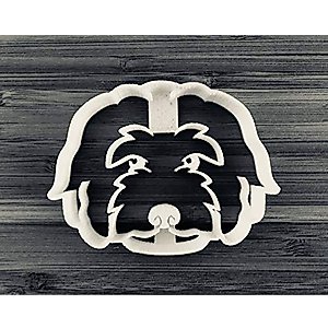 Golden Doodle Cookie Cutter and Dog Treat Cutter - Dog Face - 3 inch