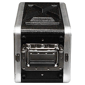 Seismic Audio - SALWR4S - Lightweight 4 Space Compact ABS Rack Case - 4U PA DJ Amp Effects Shallow Rack Case