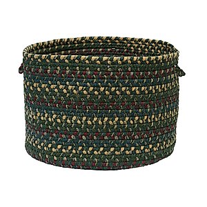 Colonial Mills Midnight Utility Basket, 18 by 12-Inch, Deep Forest