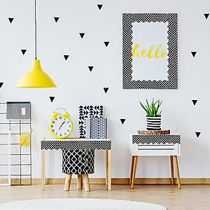 72 Feet Black and White Gingham Bulletin Board Borders Buffalo Plaid Scalloped Borders Trims Black and White Classroom Border Strips for Bulletin Board, Back to School, Christmas, Classroom Decoration