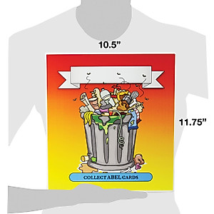 UniKeep Garbage Pail Kids GPK Themed Collectible Card Storage Binder - Complete With 20 Card Pages (Garbage)