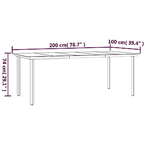WFAUIBR Dining Set 9 Piece Patio ，Outdoor Furniture Set，Chat Conversation Tables and Chairs，for Bedroom, Living Room, Coffee Shop，Porch Garden，9 Piece 78.7"