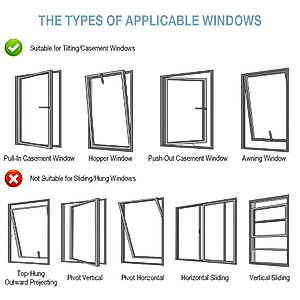 HOXHA Universal Window Seal for Portable Air Conditioner, 157 Inches Cloth Sealing AC Kit with Adjustable Coupler and Adhesive Fastener for Casement Windows, 400CM