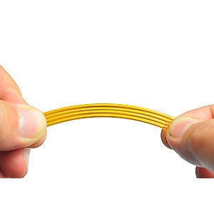 RANKI PETG Filament 1.75mm 3D Printer Filament, Dimensional Accuracy +/- 0.03 mm, 1kg Spool(Transparent Orange)