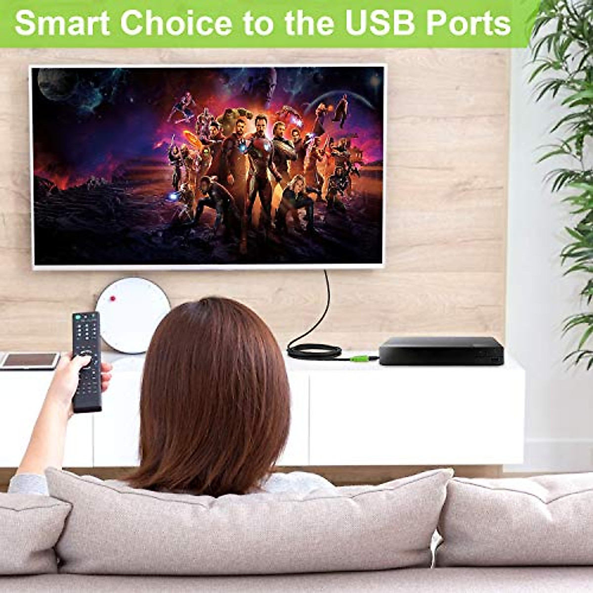 PPTVC USB 3.0 Extension Cable 20ft，USB 3.0 Extension Cable - A-Male to A-Female for Printer,Playstation, Xbox,USB Flash Drive,Card Reader, Hard Drive, Keyboard，Card Reader, Hard Drive,