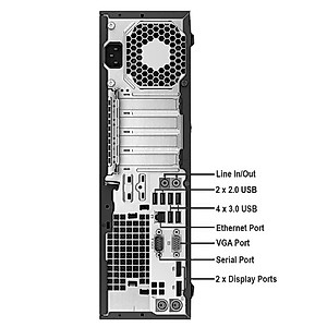 HP Trading Optimized PC Bundle Intel i5 6th Gen, 32GB RAM, 512 GB nvme SSD, 4 New 24” Monitors, 2 Network Cards, Trading Platform Support, MTG 4 in 1 USB HUB, MTG Keyboard Mouse Win 10 Pro (Renewed)