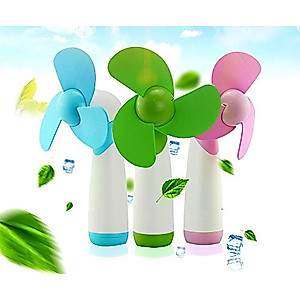 Portable fan handheld,personal fans small handheld,fans handheld set,Battery Operated Cooling Mini Fan,RingRingshop Electric Fans for Home Office Travel Camping Outdoor Activity (Blue)