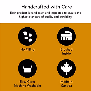 Lupa Handmade Unisex Triple-Layer Micro Fleece Headband - Headband Ear Warmer - Ear Warmers for Women & Men - Ears Cover (Black)