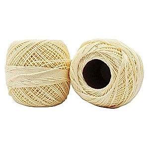 S2J Embroidery Yarn Cotton Crochet Thread Lot of 10 Pcs Knitting Tatting Ball