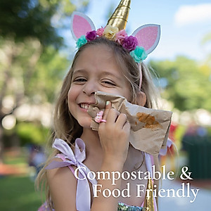 (1500-Pack) Brown Napkins - Bulk Unbleached, Natural & Rustic Kraft Paper Napkins - Eco-Conscious Disposable Kitchen Tissue Supplies for Home, Parties, Restaurant, BBQ - 12x12” Unfolded