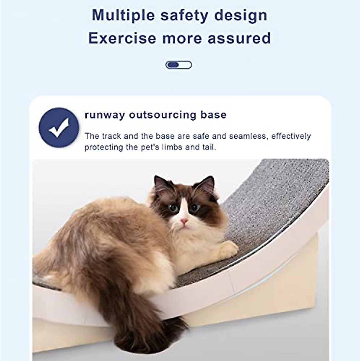 EROOLU Cat Treadmill, Pet cat Climbing Frame, Treadmill Ferris Wheel Pet Furniture Cat Scratch Board, Running Spinning Toy for Small/Medium-Sized Pet Indoor Exercise, Smooth Run Freely