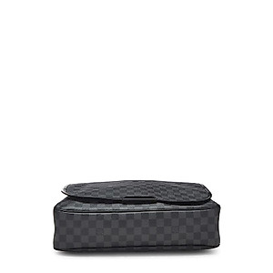 Louis Vuitton, Pre-Loved Damier Graphite Daniel GM, Black