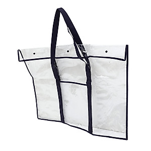 STOBOK Transparent Storage Bag Foam Board 30x40 Artwork Folder Bag Feelings Chart Art Portfolio Case 18 x 24 Drawing Board Carrier Bag Tool Bag Large Child Art Supplies Poster Pvc