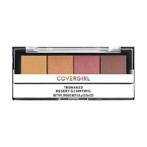 COVERGIRL Trunaked Quad Eyeshadow Palette, Glamping, Desert Glamping, 0.06 Ounce